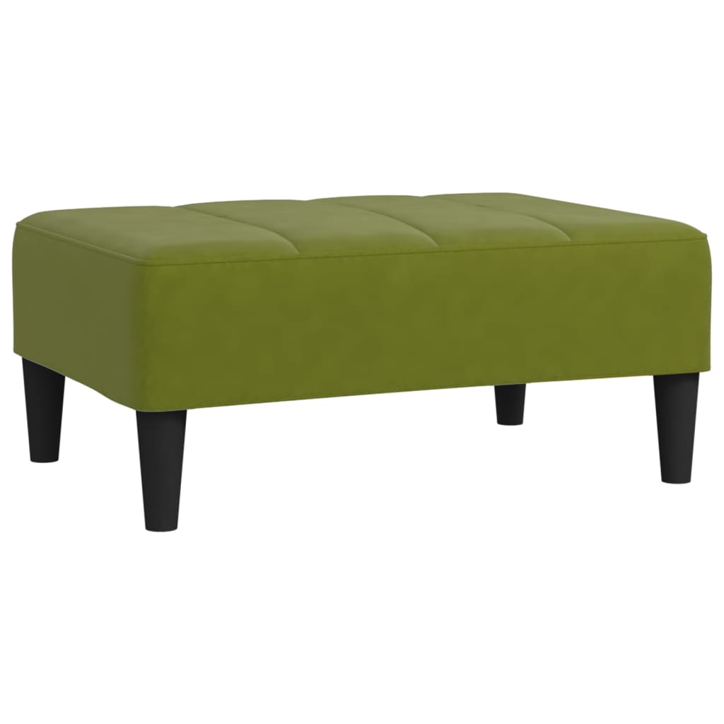Taburet vidaXL, Verde, Catifea, 78 x 56 x 32 cm - eMAG.ro