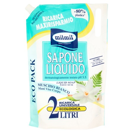 Rezerva Sapun Lichid cu Mosc Alb Mil Mil, 2 l - eMAG.ro