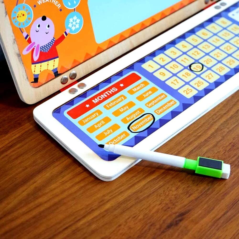 Calendar cu activitati si recompense, din lemn - eMAG.ro