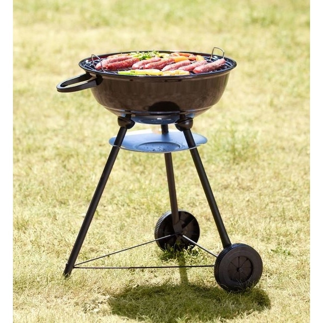 Faszén grill fedővel, főzőfelület 47 cm - eMAG.hu