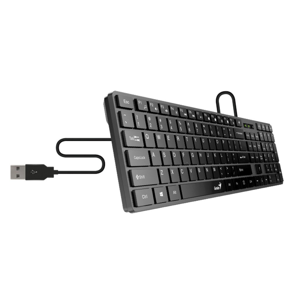 Tastatura multimedia Genius, Slim Star 126, USB - eMAG.ro