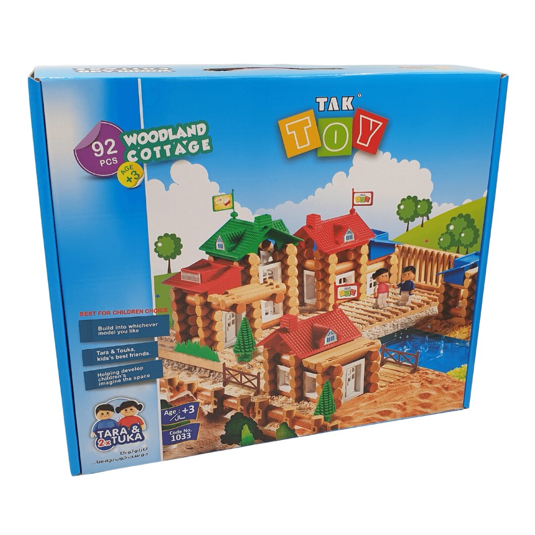Конструктор горска къща TAK TOY, 92 бр - eMAG.bg