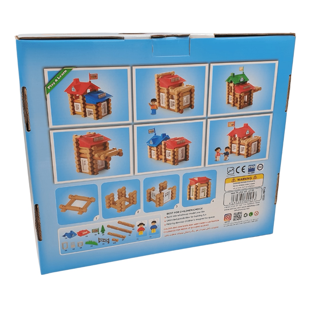 Конструктор горска къща TAK TOY, 92 бр - eMAG.bg