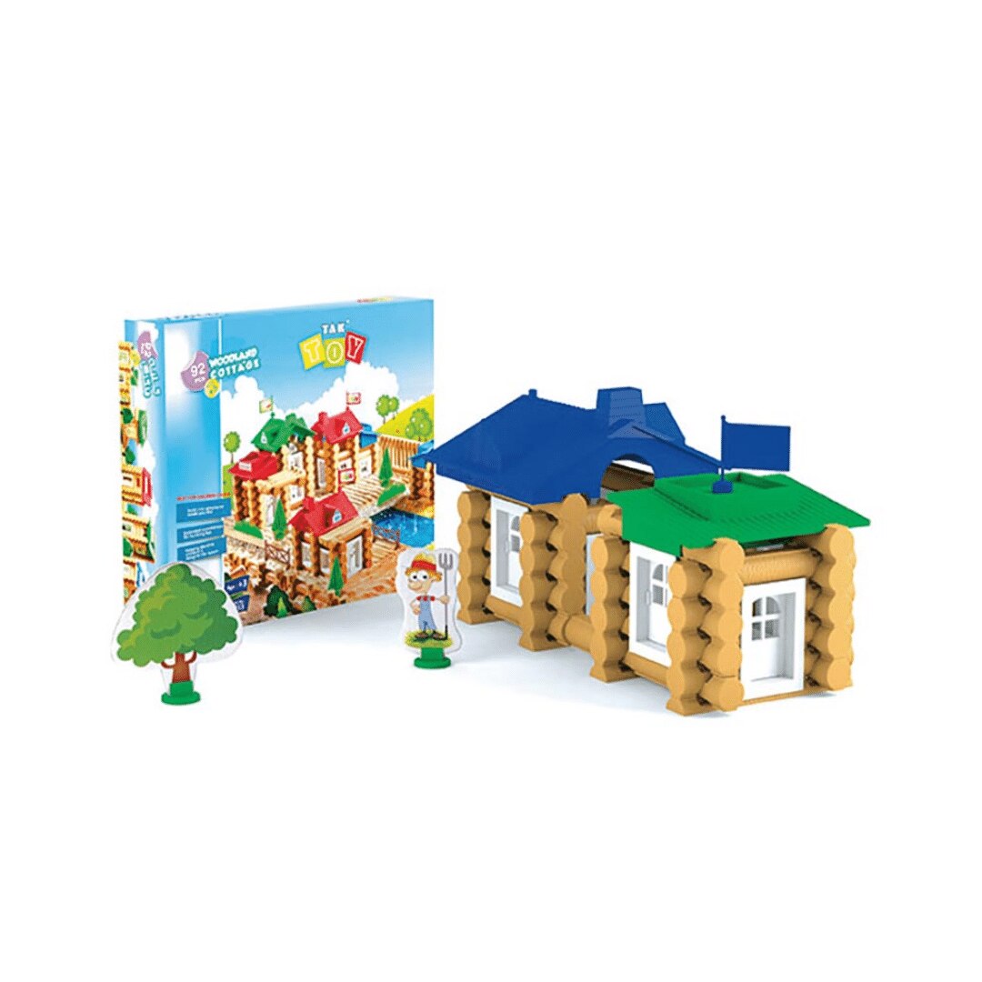 Конструктор горска къща TAK TOY, 92 бр - eMAG.bg