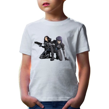 Тениска Детска Battle Angel Alita Gally Makoto Sit Otaku Cyborg, Бял ...