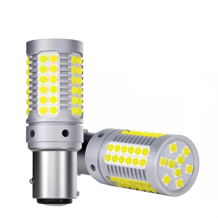 Set 2 becuri auto cu LED canbus, P21W, 24W, 12V - eMAG.ro