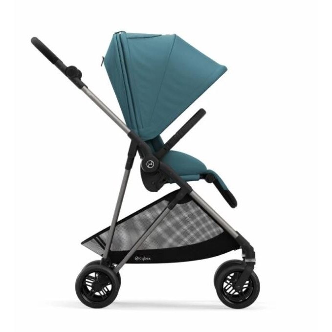 Cybex - Carucior nou-nascut reversibil Melio River Blue 6 kg - eMAG.ro