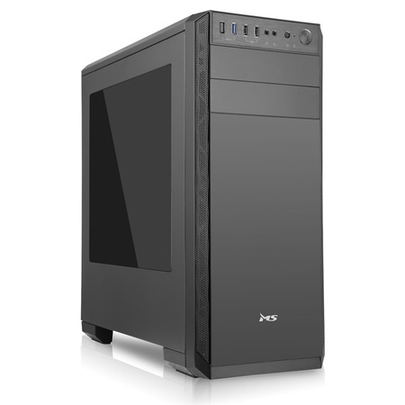 MS Számítógépház, Fighter V300, ATX, Fekete (MSC10006) - eMAG.hu