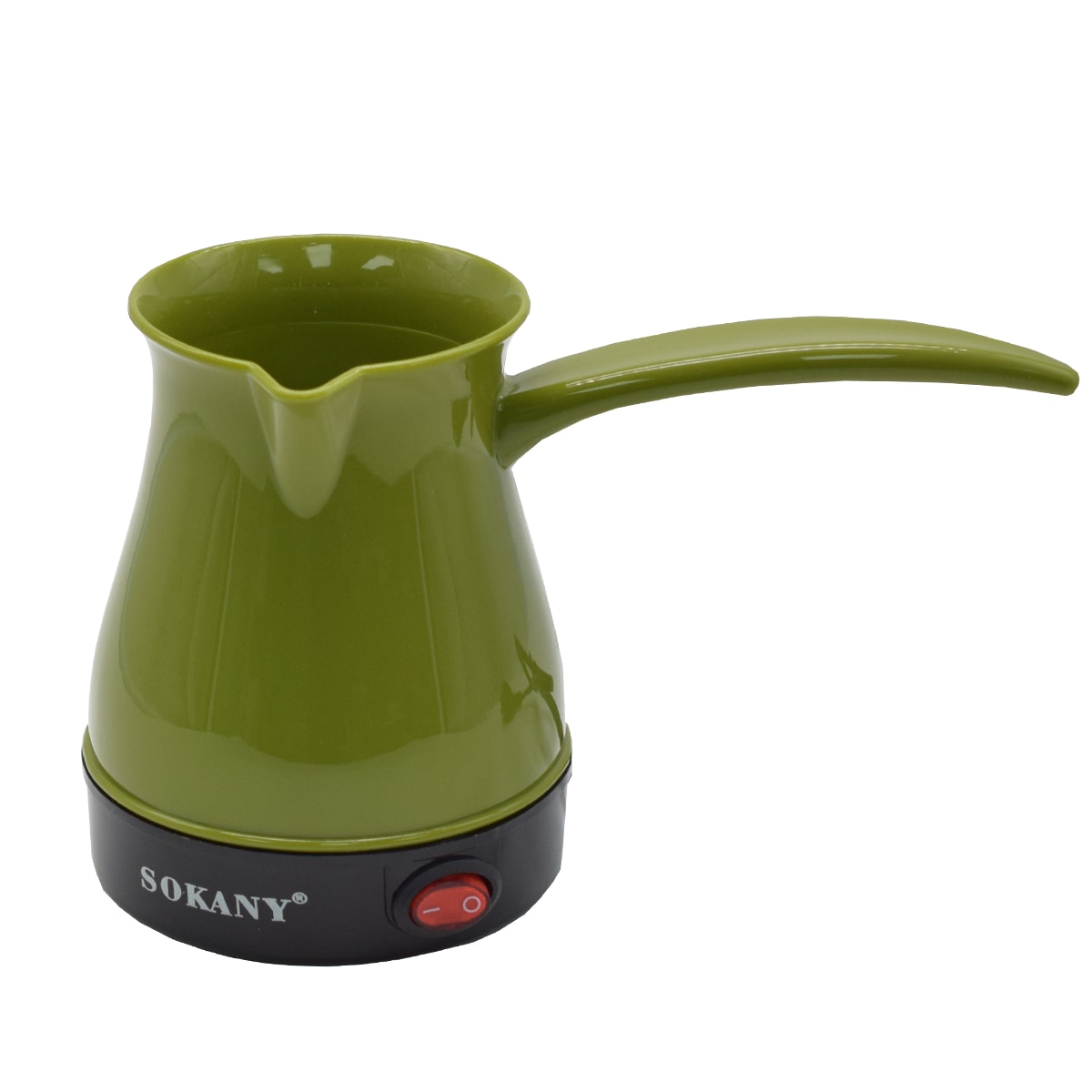 Електрическа кана за кафе Sokany SK-205, 600W, 500 мл, Зелена - eMAG.bg