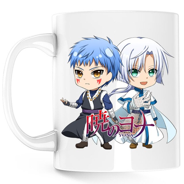 Bögre Yona of the Dawn Shin-ah Ki-ja Chibi Small Sword Samurai, Fehér ...