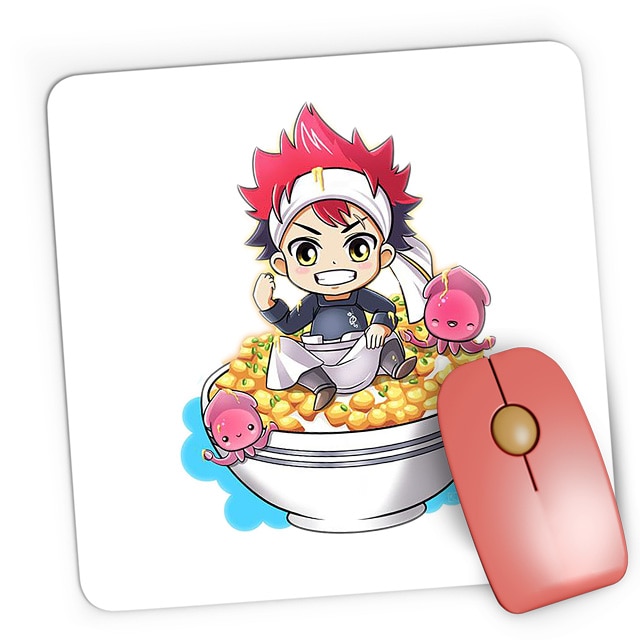 Egérpad Gaming Food Wars Chibi Souma Rice Bow Anime Kage, 21x19 cm ...