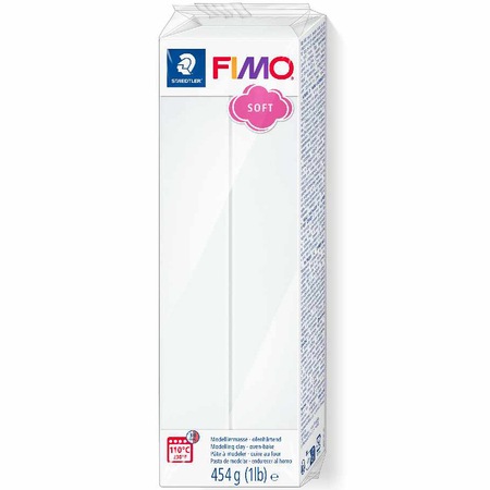 Pasta de modelaj FIMO Soft 454g alb - eMAG.ro