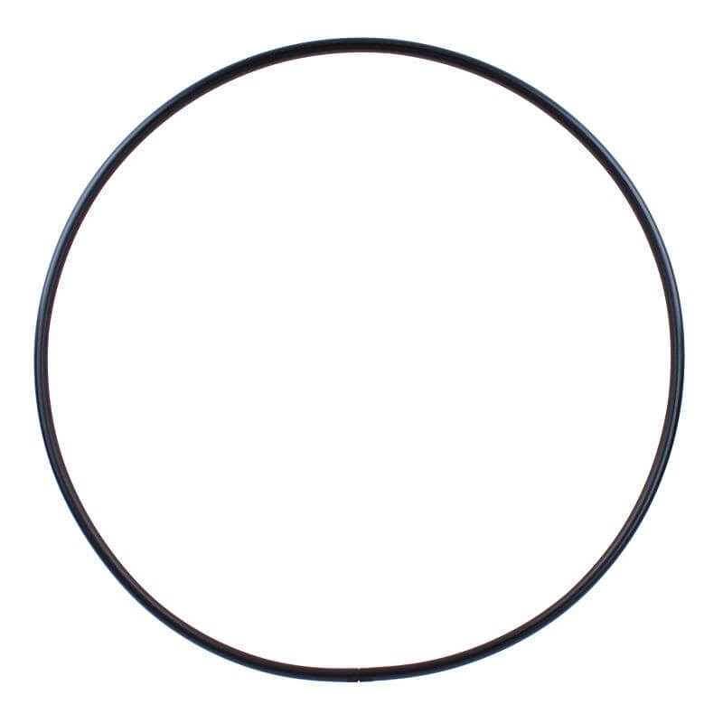 Cerc gimnastica Hula Hoop, 110 cm, Negru - eMAG.ro