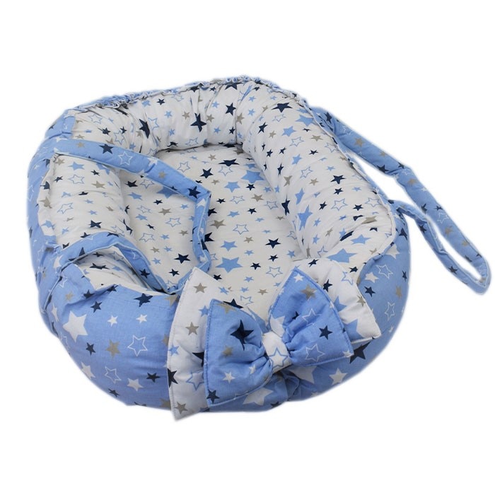 Cos pentru bebelusi, AV Baby, Stele albastre - eMAG.ro