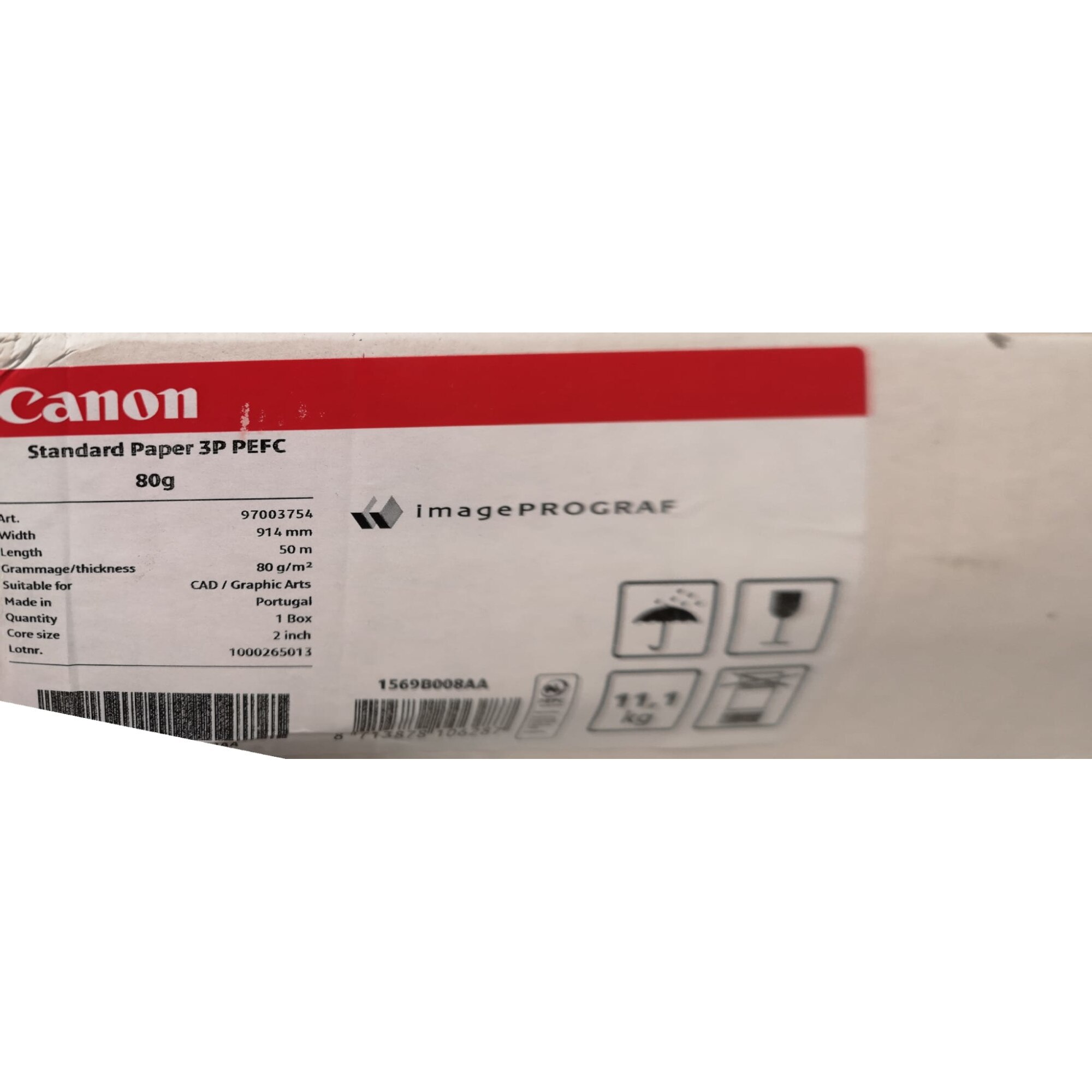 Rola hartie plotter A0+, 80 g/mp, CANON Standard Paper 3P, 914 mm x 50 ...