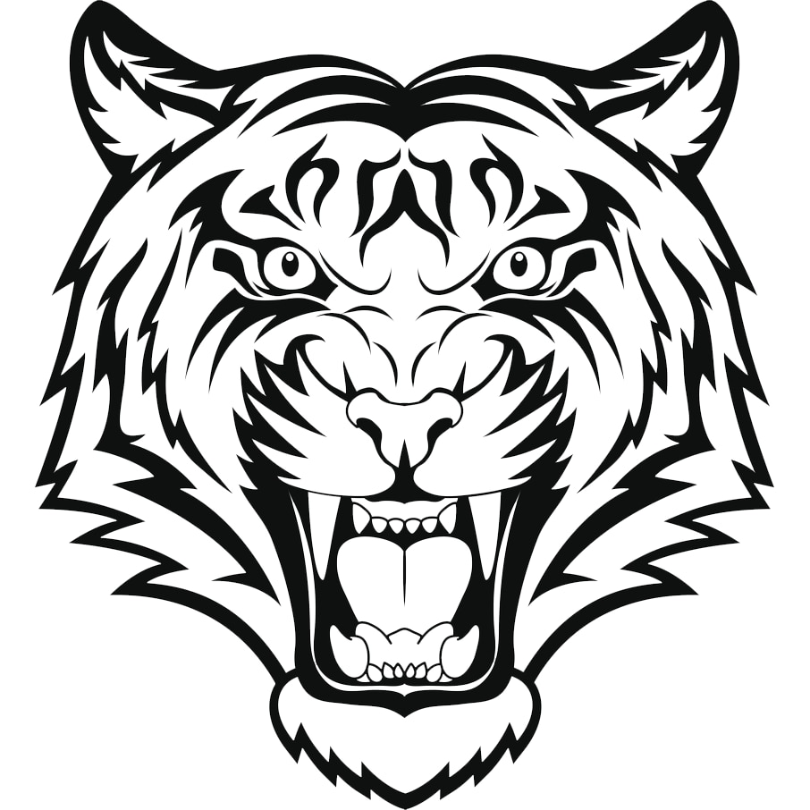 Sticker auto Tiger Decal, 25 cm - eMAG.ro