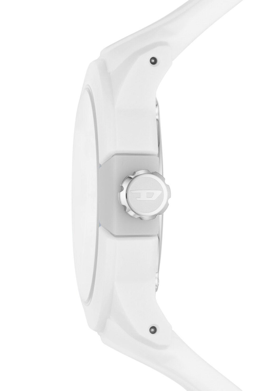 Diesel, Ceas cu o curea de silicon, Alb optic - eMAG.ro