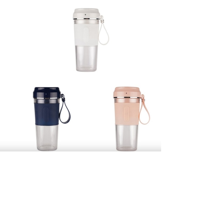 Mixer portabil, 450ml, 35W, USB, Roz - eMAG.ro