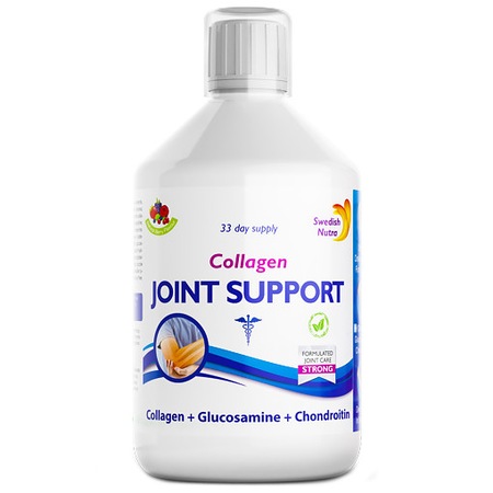 Colagen Lichid Hidrolizat Tip 2 cu 5000mg, Glucozamina, Cronditina, MSM, Turmeric si Vitamina C ...