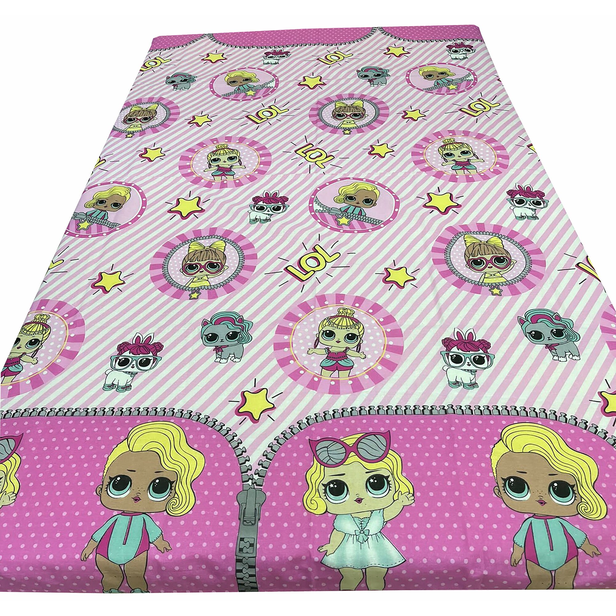 Cearceaf roz 250x215cm pentru pat dublu, pentru saltea mai mare de ...