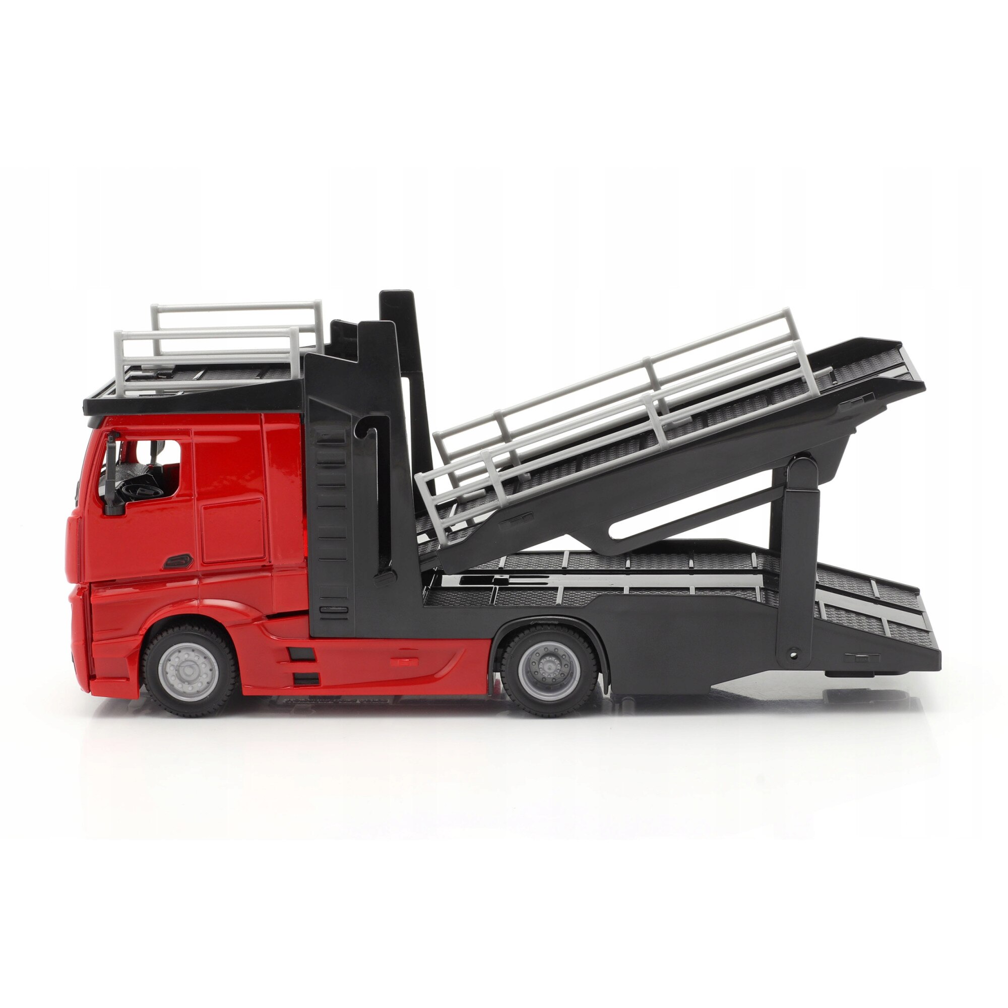 Macheta Camion Mercedes transportor fara remorca cu masinuta - 1/43 ...