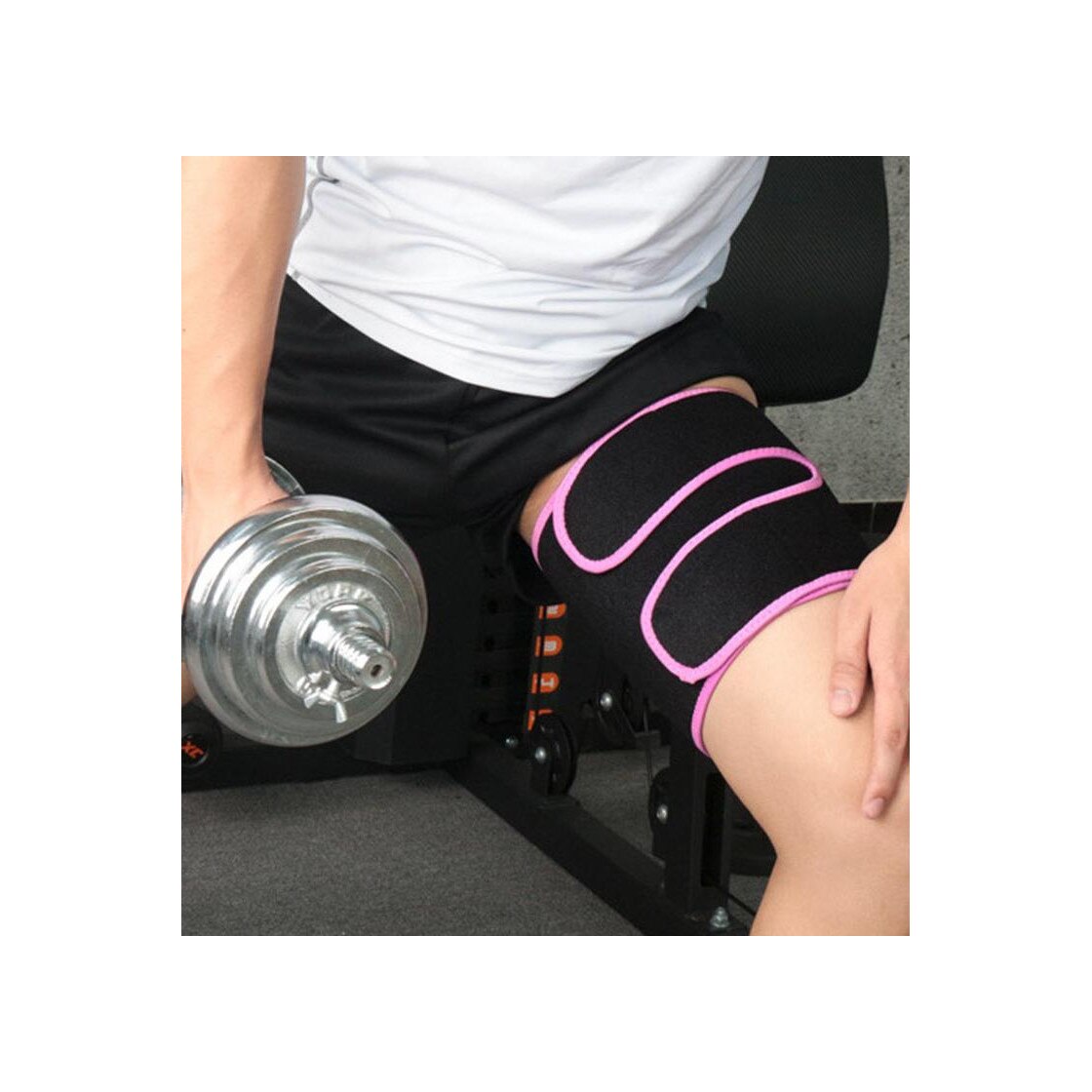 Orteza tip banda pentru coapsa Support Bandage, 68 cm, reglabila ...