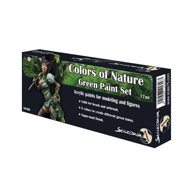 Комплект от 8 бои Colors of Nature, Scale75, 8 x 17 ml - eMAG.bg