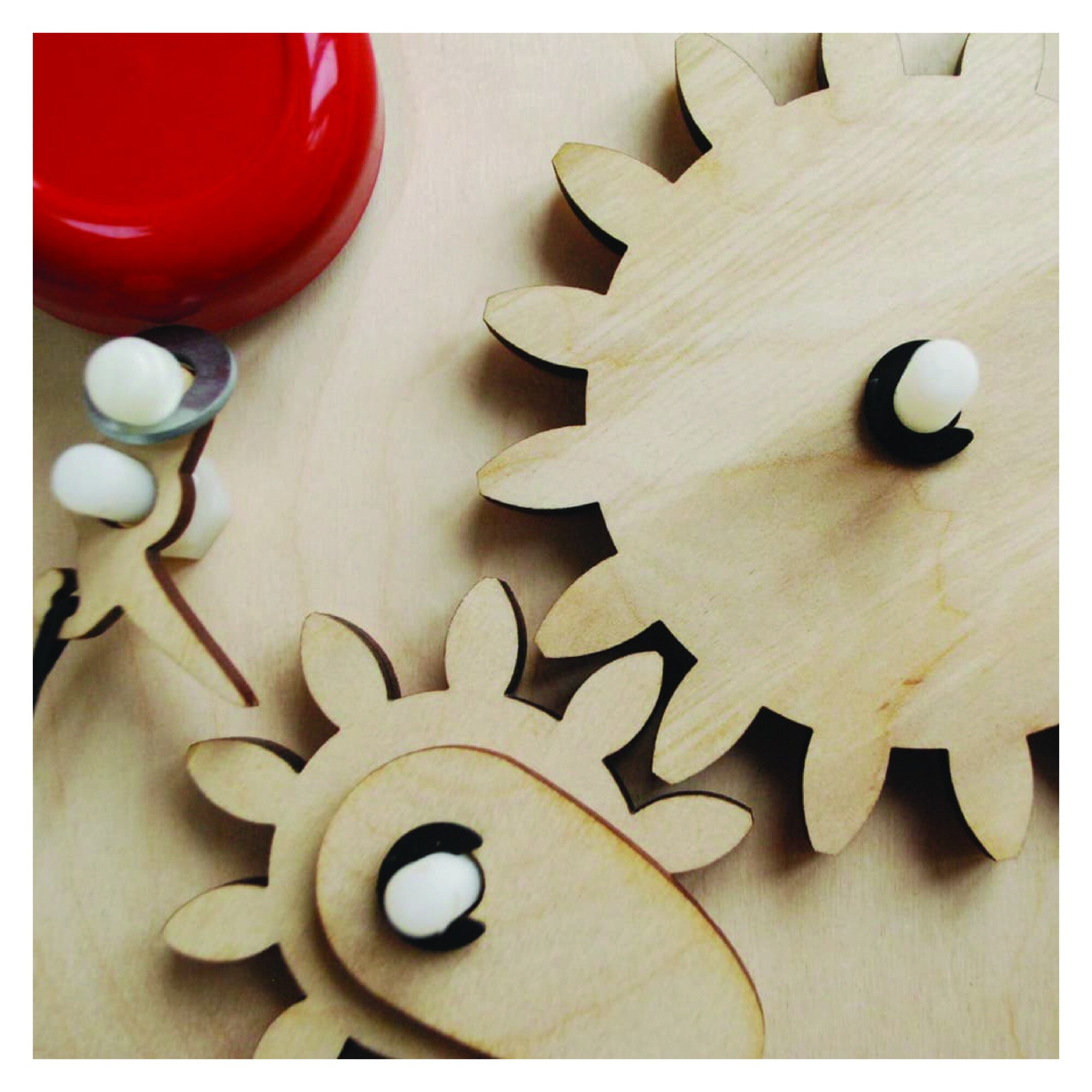 Kit creativ, educativ, de construit pentru copii, 20 piese, Sonerie ...