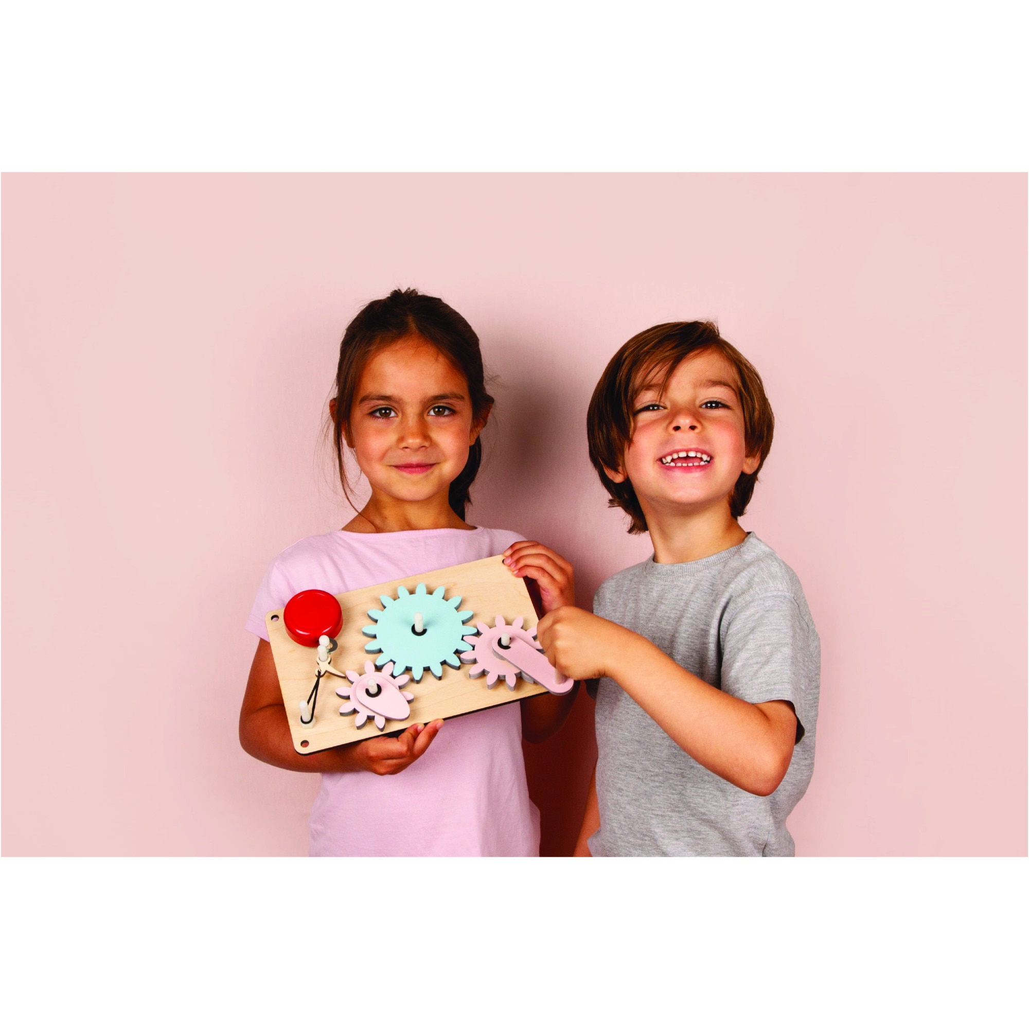 Kit creativ, educativ, de construit pentru copii, 20 piese, Sonerie ...