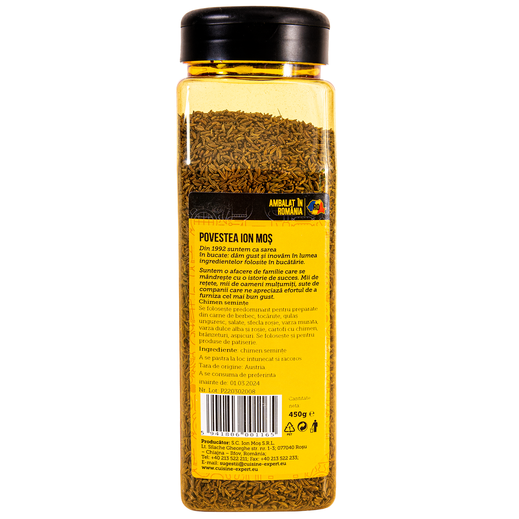 Chimen seminte, Cuisine Expert, 450 g - eMAG.ro