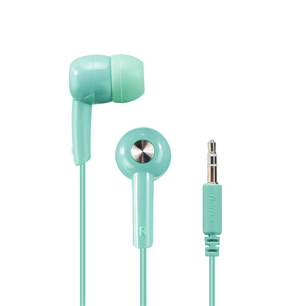 HAMA 184049, "BASIC4MUSIC" IN-EAR HEADPHONES, ЗЕЛЕН (184049) - Слушалки - eMAG.bg