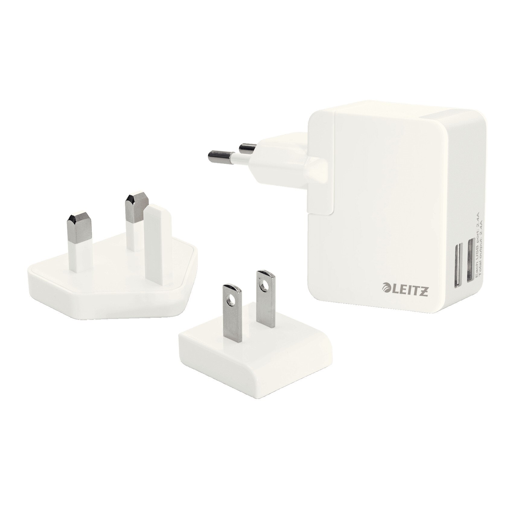 Leitz Complete USB универсално стенно зарядно устройство, 12 W, 3 ...