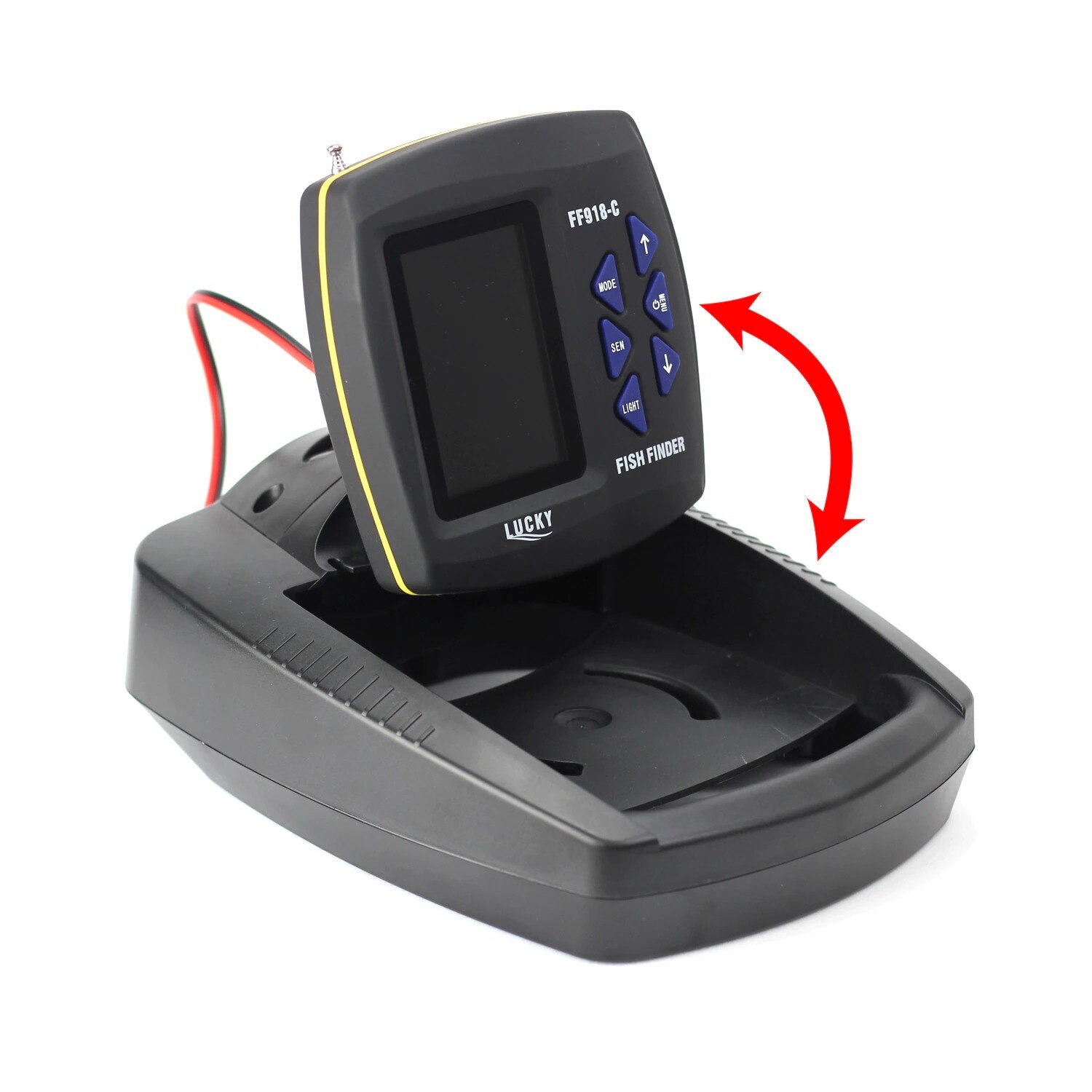 Sonar de pescuit, Lucky, FF918-CWL, pentru barca cu motor cu control ...