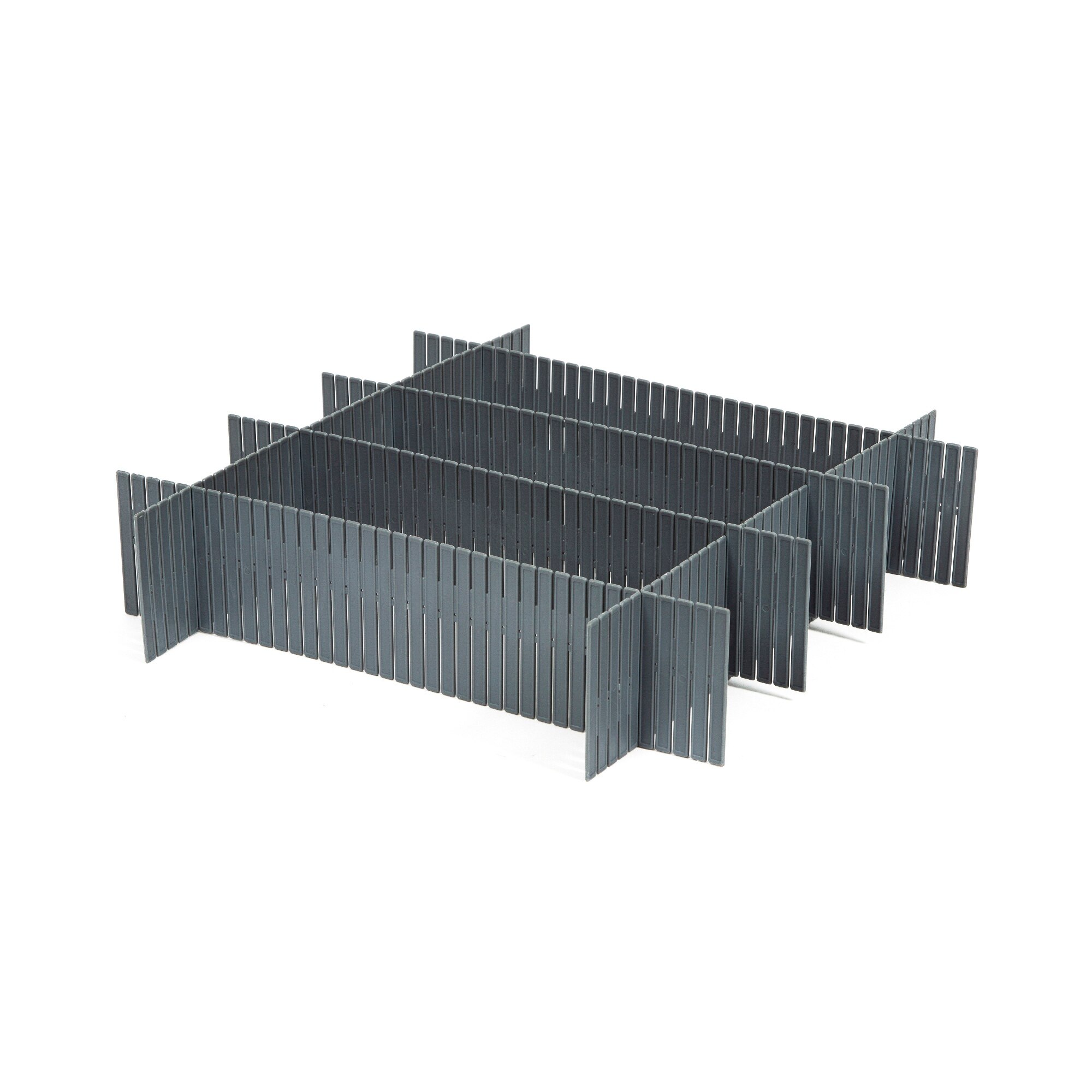 Separator pentru sertare, gri, 44 cm x 10 cm, Compactor - eMAG.ro