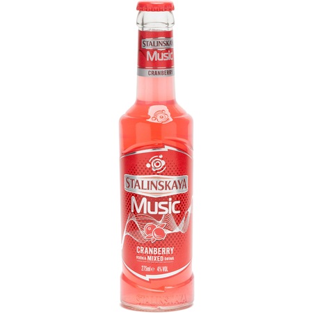 Bautura slab alcoolica Cranberry 4% alc. Stalinskaya Music 275ml - eMAG.ro