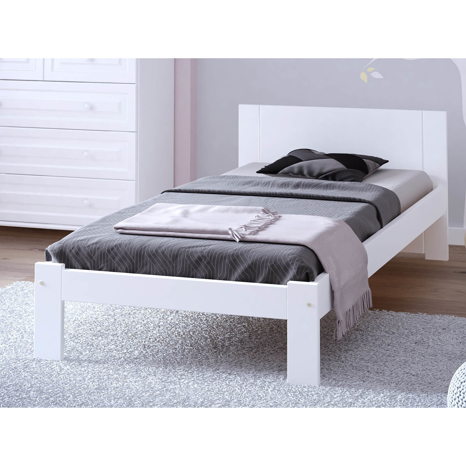 Pat DMD5 90x200 Alb - eMAG.ro