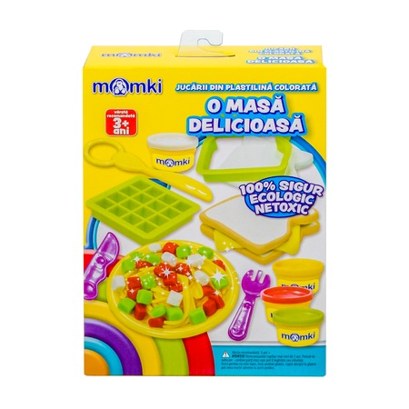 Set pasta de modelat Momki, O masa delicioasa - eMAG.ro