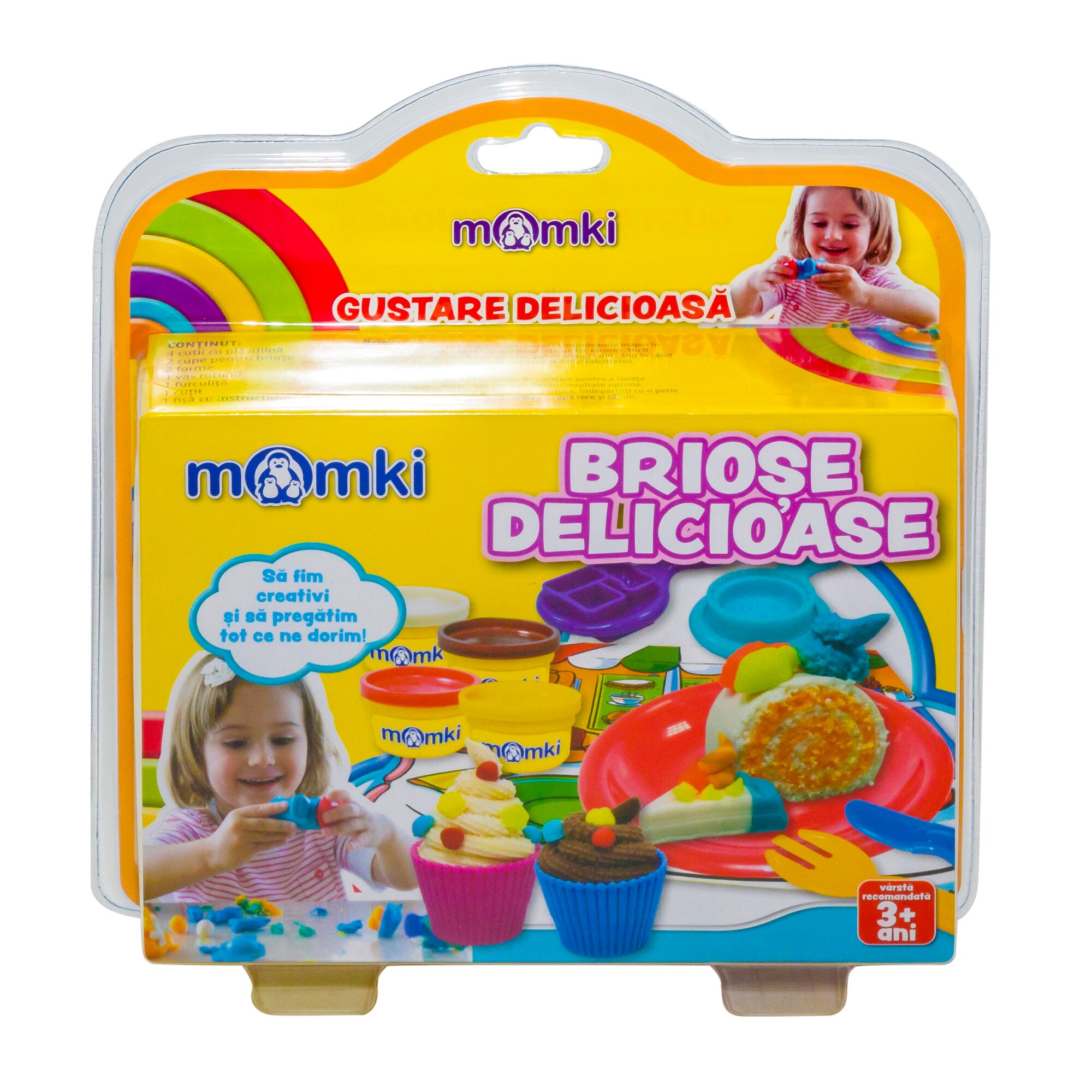 Set pasta de modelat Momki, Briose delicioase - eMAG.ro