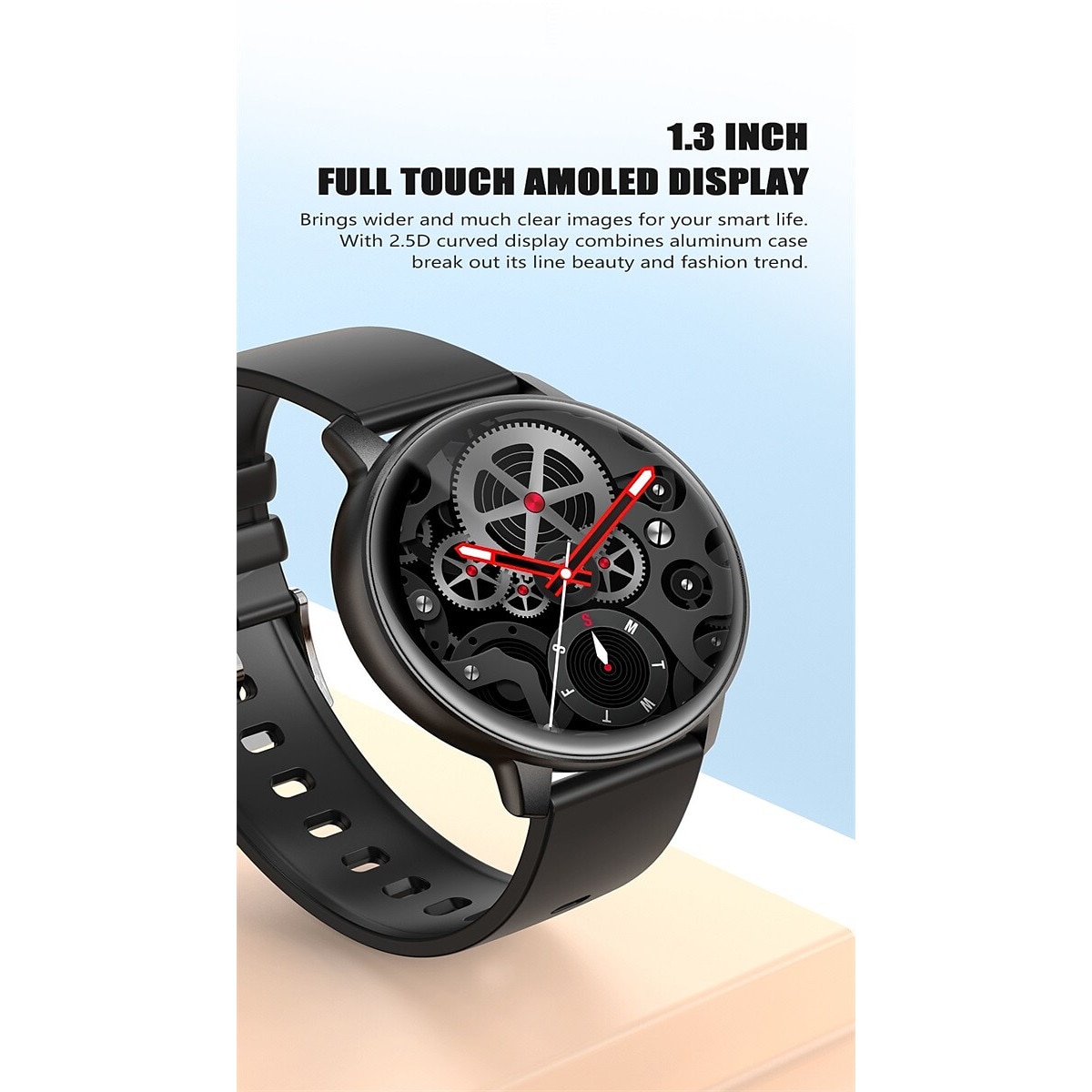 SmartWatch GoFit® idealStore, пълен сензорен екран 1,3 инча ...