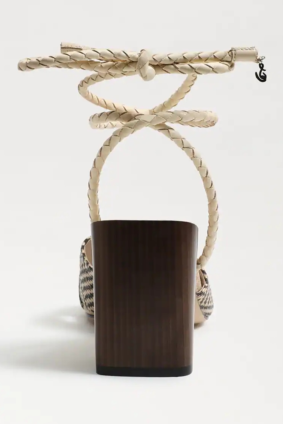 Sam Edelman, Сандали Bodhi от еко кожа с масивен ток, Бежов, Черен, 10 ...