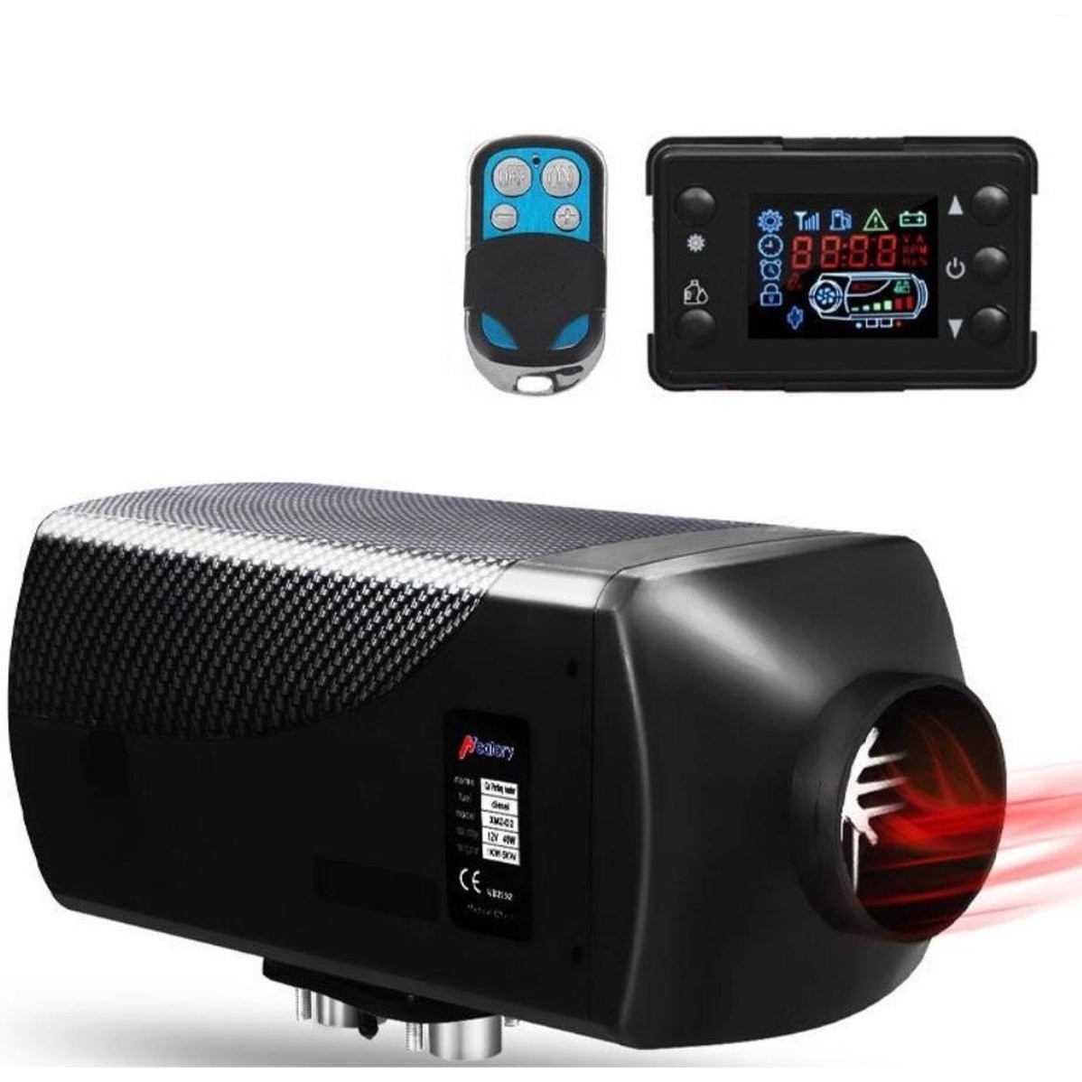 Incalzitor auto, Pentru masina, rulote, camioane, Diesel, 5KW, LCD, 12 ...