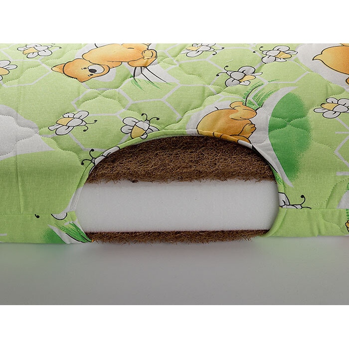 Saltea pentru copii AV Baby, 62x110x12 cm, ECO-2, CLASIC - eMAG.ro