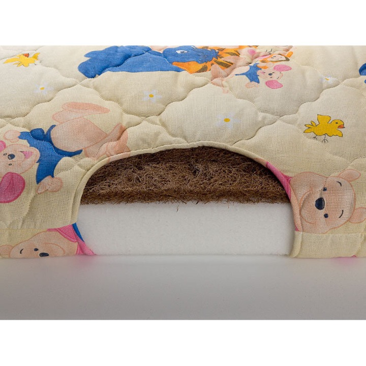 Saltea pentru copii AV Baby, 65x110x10 cm, ECO-1, CLASIC - eMAG.ro