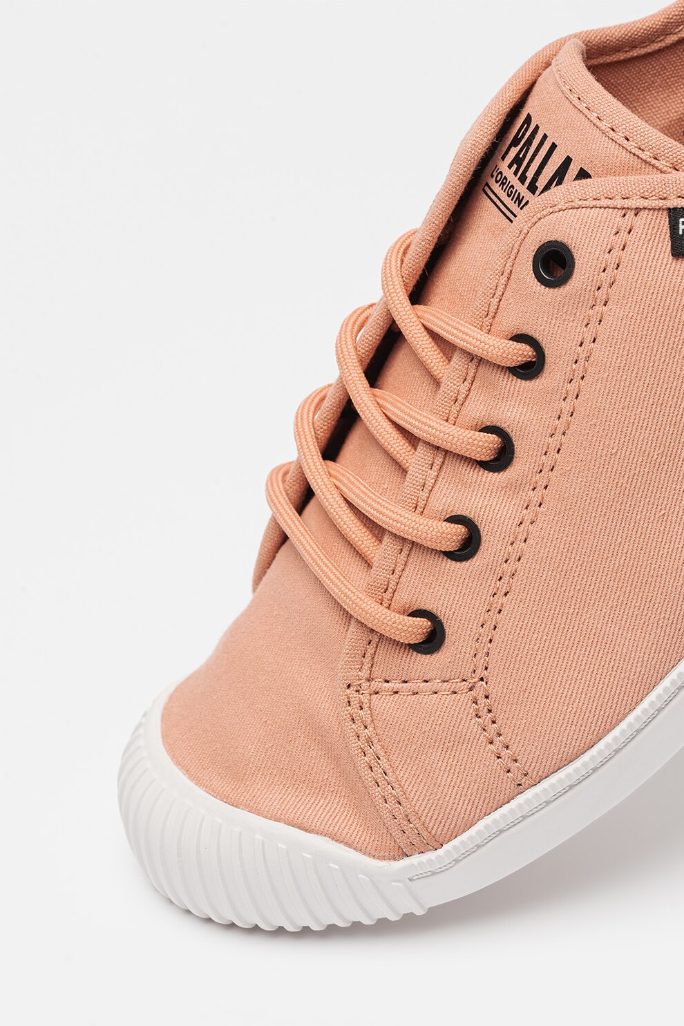 Palladium, Кецове Easy с връзки и лого, Бледорозов, 37 - eMAG.bg