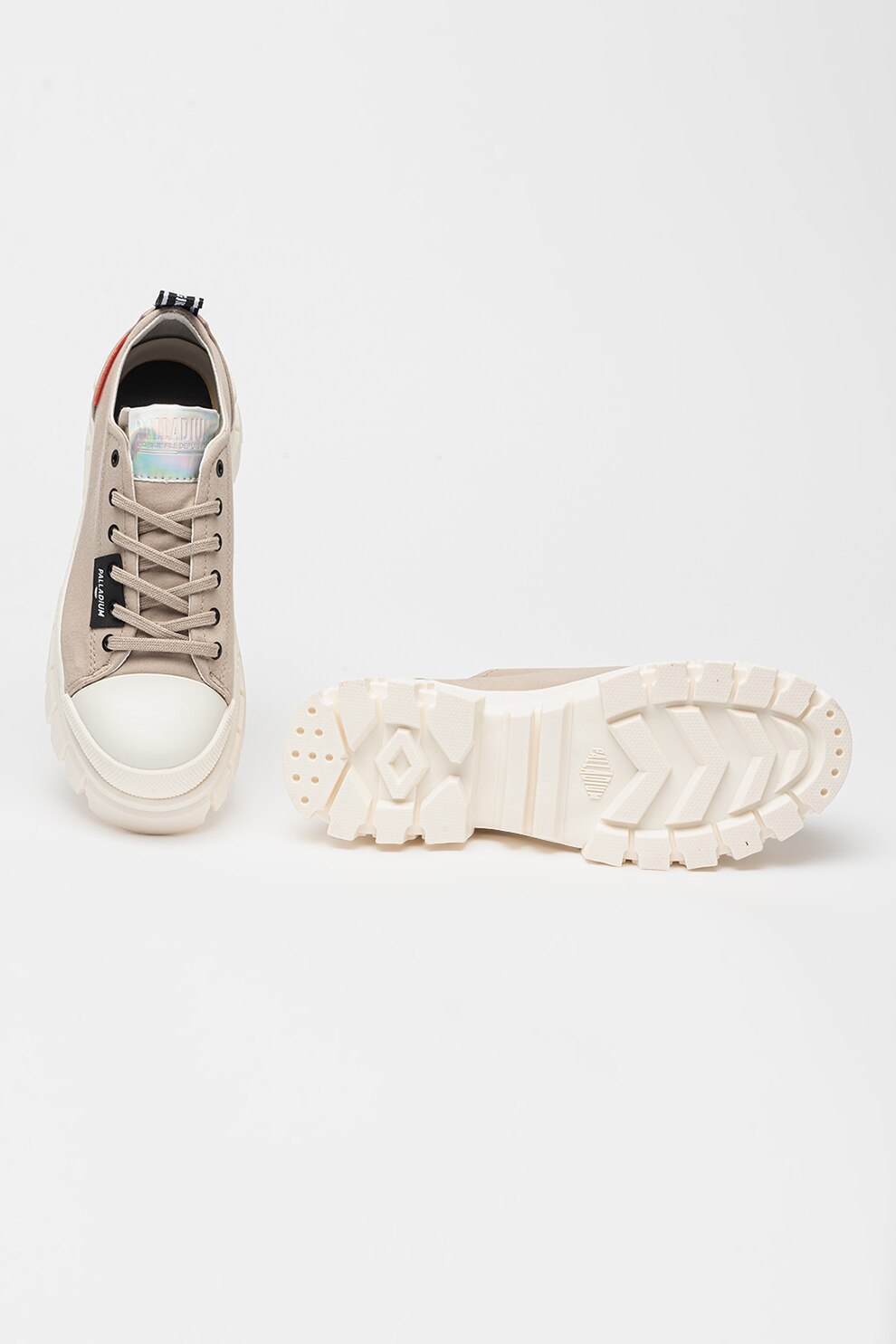 Palladium, Tenisi cu detalii logo Revolt, Grej, 40 - eMAG.ro
