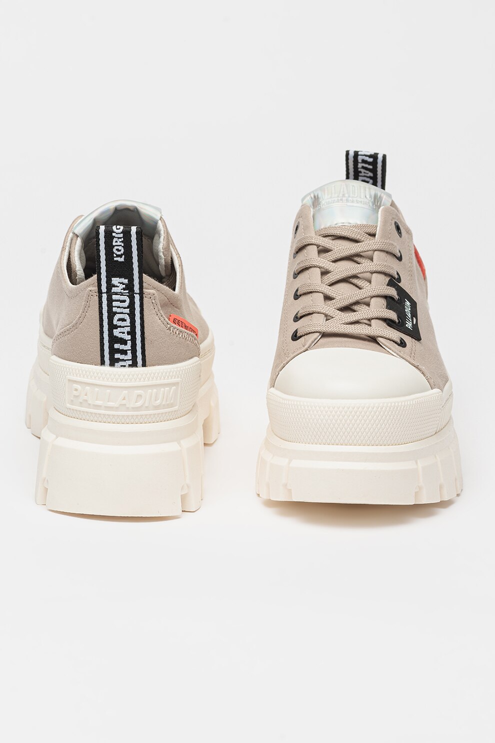 Palladium, Tenisi cu detalii logo Revolt, Grej, 40 - eMAG.ro