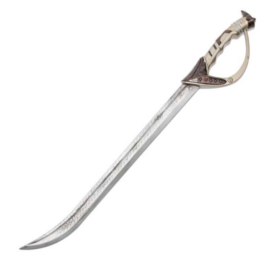 Sabie cu lama lunga, pentru baieti, argintiu, 102 cm - eMAG.ro