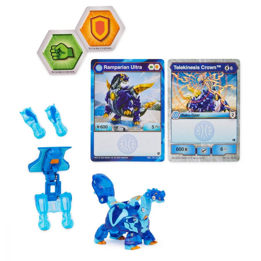 Figurina Bakugan Armored Alliance - Ramparian Ultra + Baku-Gear ...