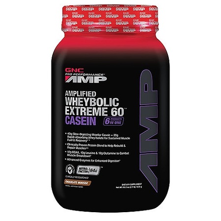 GNC Pro Performance AMP Amplified Wheybolic Extreme 60 Cazeina ...