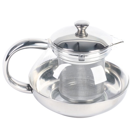 Ceainic sticla cu infuzor Ambition, 0.6l Lux - eMAG.ro